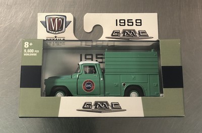 M2 MACHINES 1959 GMC FLEET OPTION TRUCK R70 GREEN PAINT 1:64 SCALE FREE ...