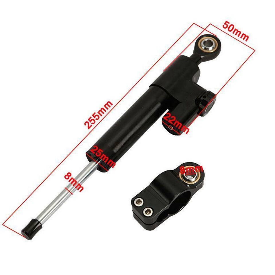 Adjustable Steering Damper Stabilizer For Harley Softail Road King ...