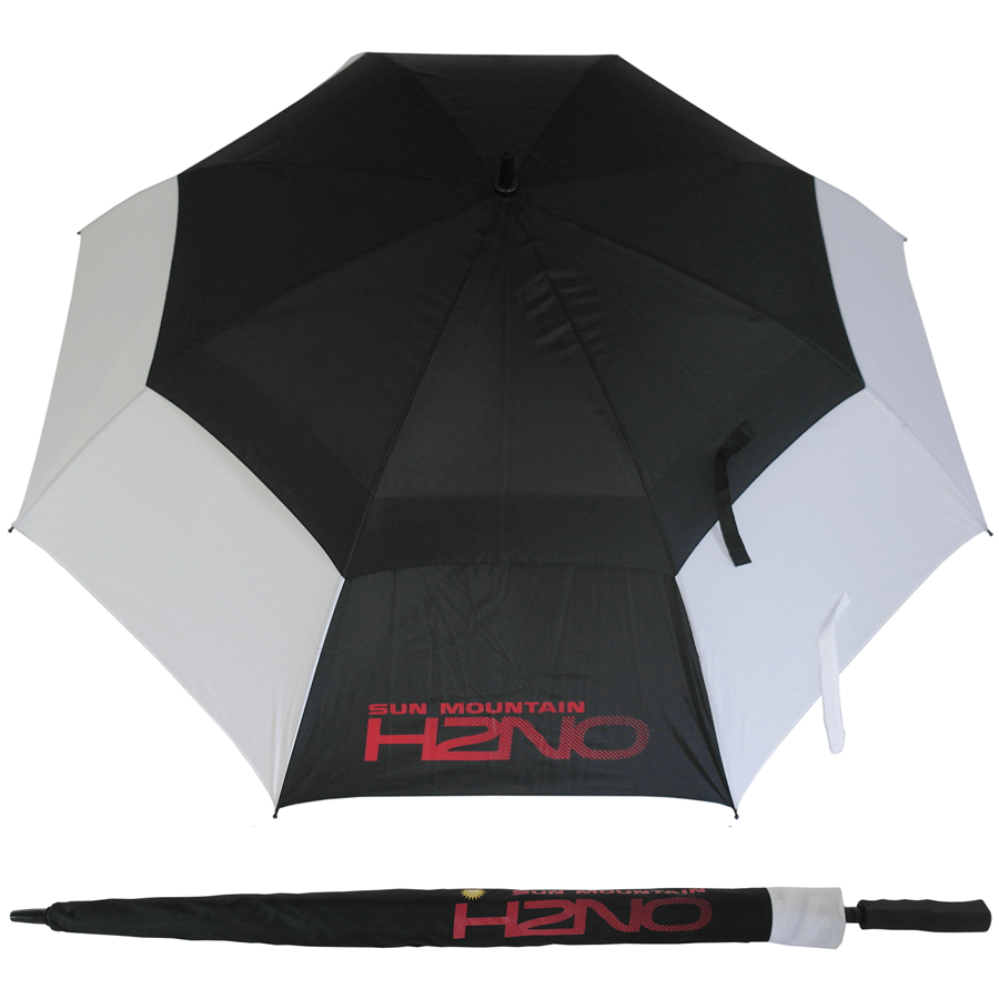 SUN MOUNTAIN H2NO 68" VENTED GOLF UMBRELLA / AUTO OPEN / WIND RESISTANT ...