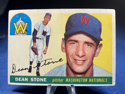 1955 Topps Baseball Card Dean Stone #60 Washington Nationals | eBay