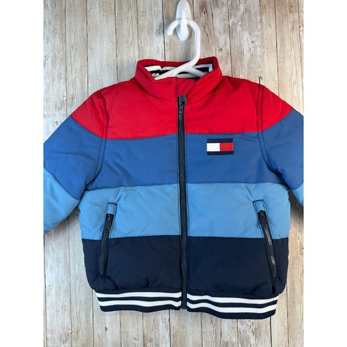 Tommy Hilfiger Adaptive Regatta Sky Captain Puffer Jacket Boys 2-3 2XS ...