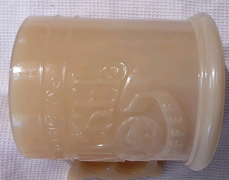 Whataburger Buffalo Nickel Glass Embossed Butterscotch 8 oz Coffee Mug ...