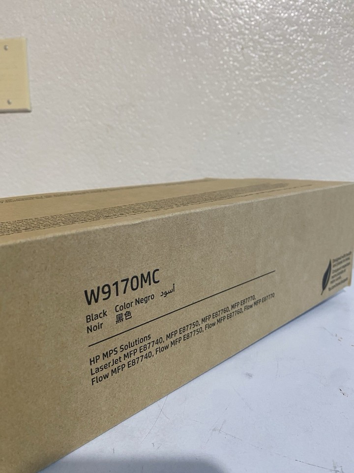 HP W9170MC Black Toner Cartridge Color E87750 E87760 E87770 E87740 New ...