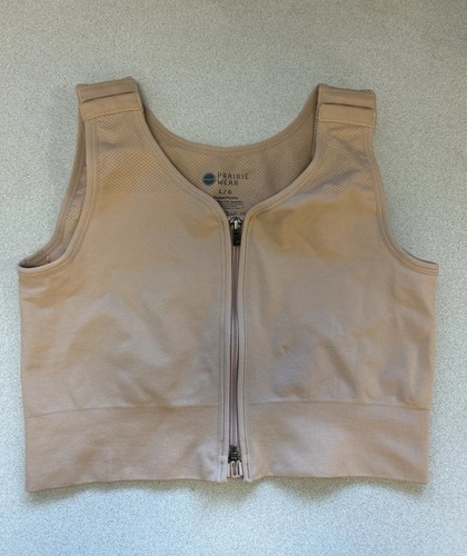 Prairie Wear Size Large L/G Hugger Prima Compression Bra Post-Surgical ...