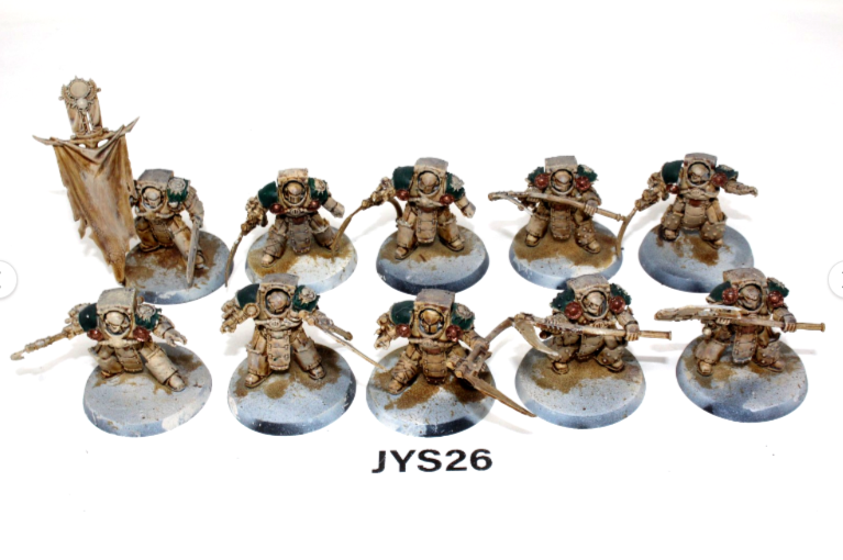 Warhammer Horus Heresy Death Guard Death Shroud Terminators JYS26 | eBay