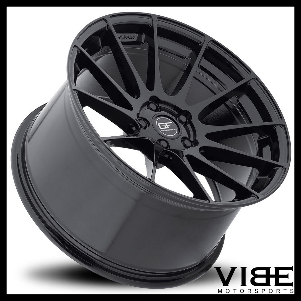 19" MRR Ground Force GF6 Black Conclave Concave Wheels Rims | Fits BMW ...