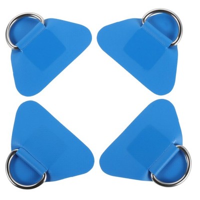 4pcs D Rings Triangle Patch For Inflatable Boat Canoe Raft Stainless ...
