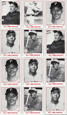 (12) 1983 TCMA All-Time Pittsburgh Pirates Lot MLB Baseball Cards ...