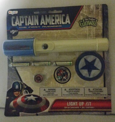 The Avengers Captain America Flashlight Light-Up Kit Marvel Comics ...