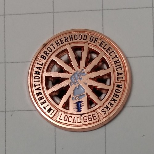 IBEW Lapel Pin Local 666 Richmond, VA. | eBay