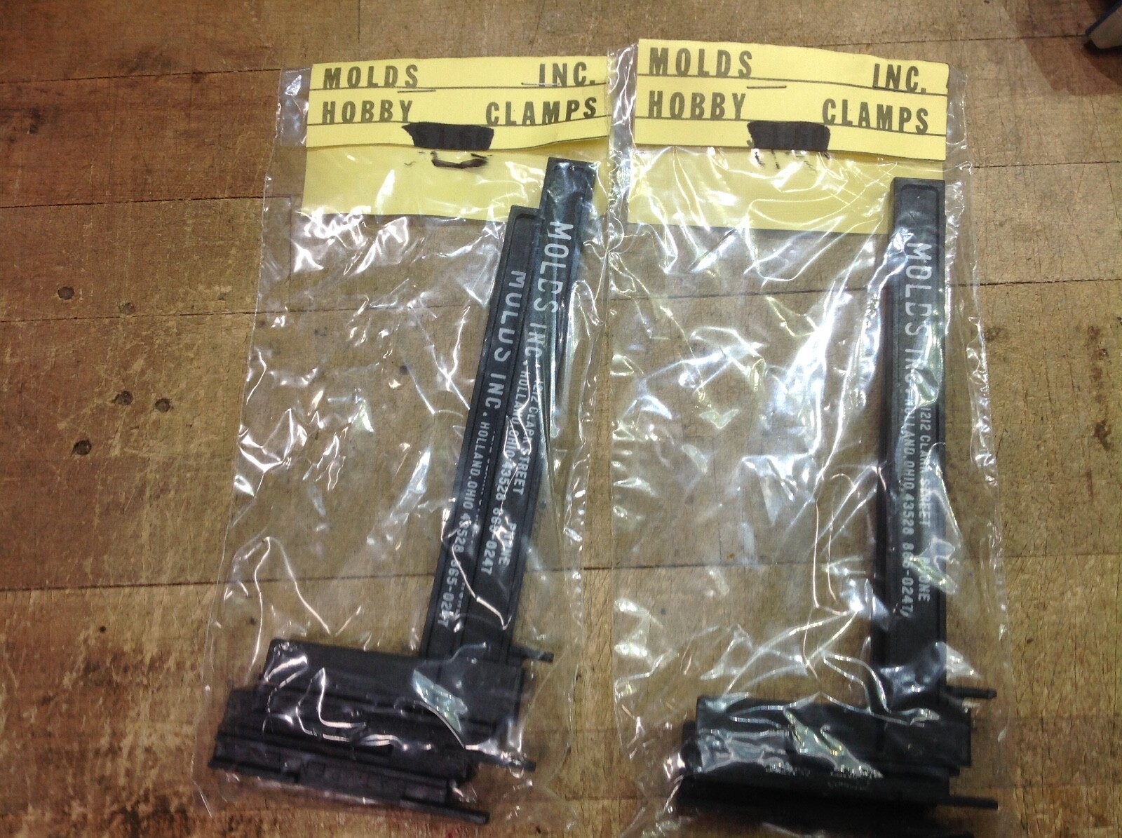 4 molds inc hobby clamp project model airplane 6 inch work holding glue ...