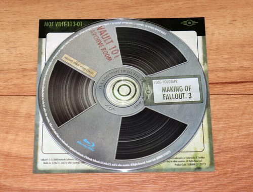 Fallout 3 Making of Fallout 3 Blu-ray disc Vault 101 Archive Room | eBay