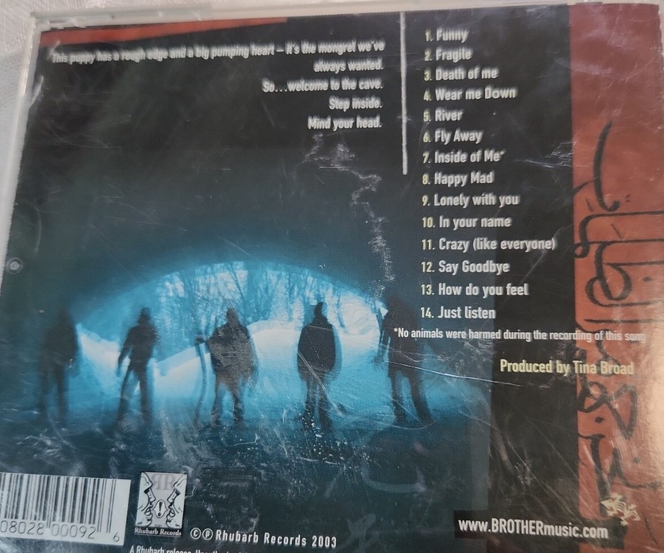Brother Urban Cave CD Rhubarb Records 2003 Angus Richardson Excellent ...