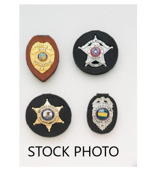 PERFECT FIT 716 Recessed Belt Clip Badge Holder OVAL CUTOUT 719 M263 ...