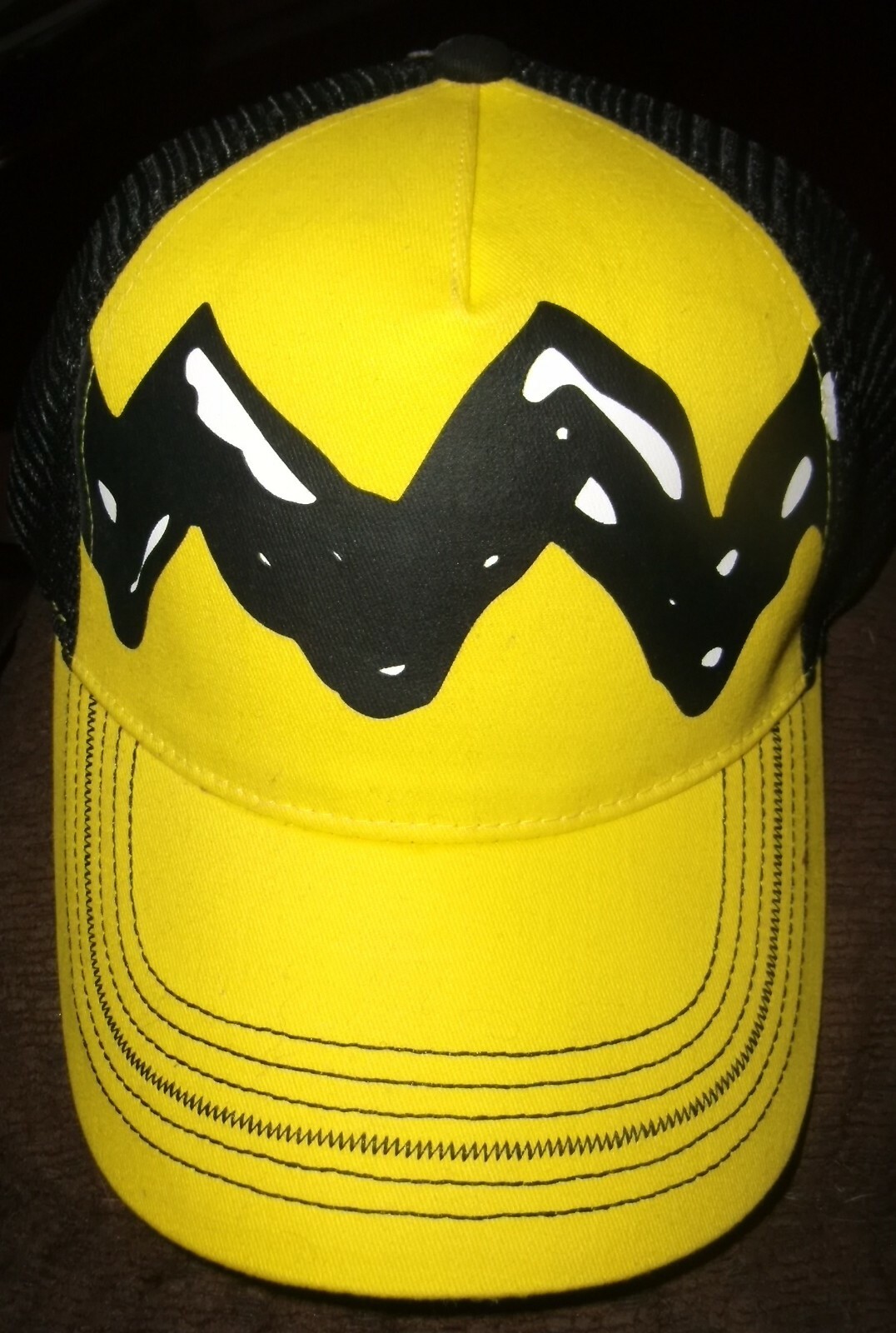 Vintage Peanuts Charlie Brown Trucker Hat Snapback Me… - Gem