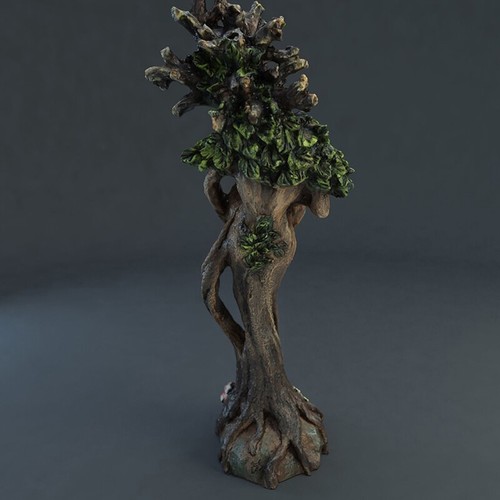 Forest Goddess Statue Nature Queen Resin Sculpture Creative Desktop ...