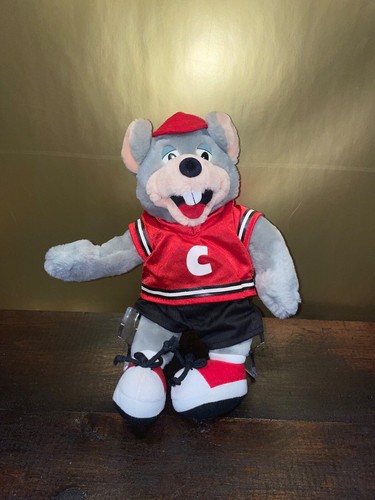 Vintage Chuck E. Cheese CEC Baseball Pizza Restaurant Plush Toy 2004 12 ...