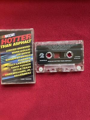 NASCAR Hotter Than Asphalt Cassette Tape 1996 Season Country Favorites ...
