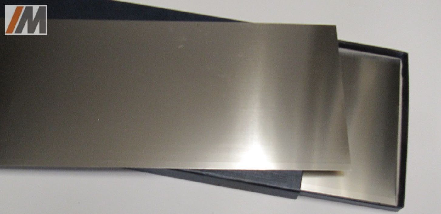 Nickelblech Nickel 2.4068 (Ni 99,2%) S: 0,01-0,02mm; L/B nach Auswahl ...
