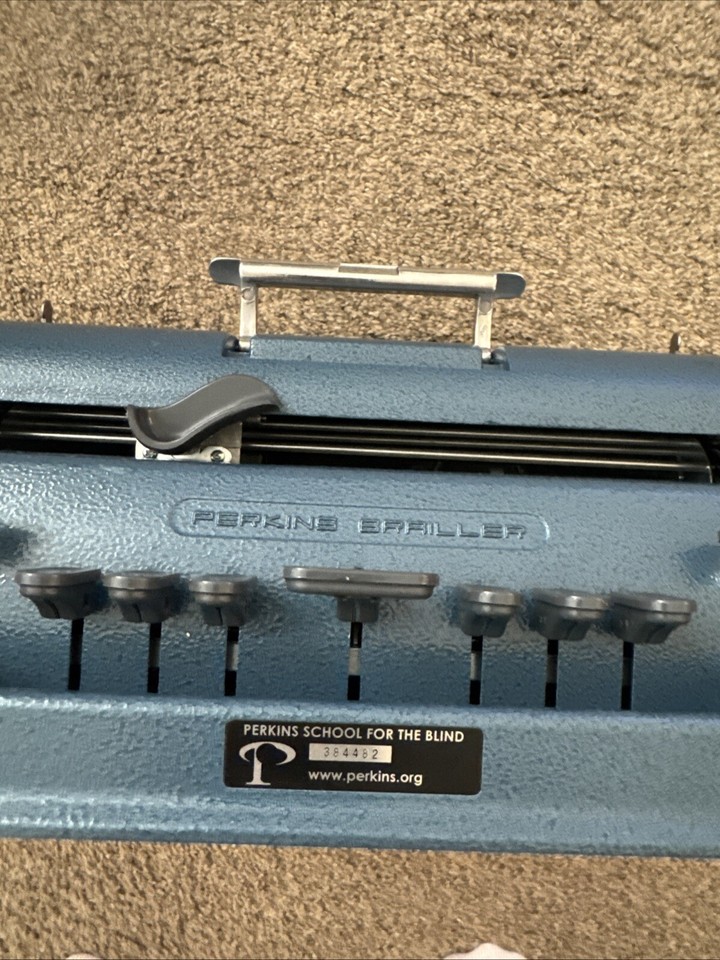 Perkins APH light-Touch Perkins Brailler Blue(TEST WORKS GREAT) | eBay