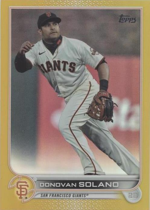 2022 Topps Series 2 - Donovan Solano #426 Gold Foil for sale online | eBay