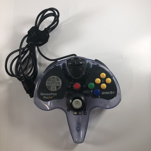Vintage Nintendo 64 InterAct Shark Pad Pro 2 Authentic Controller N64 ...