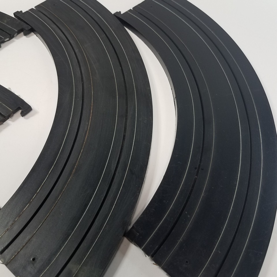 Vintage Lot of 12 Aurora AFX HO Slot Car Track Pieces 1971-1975 Curved ...