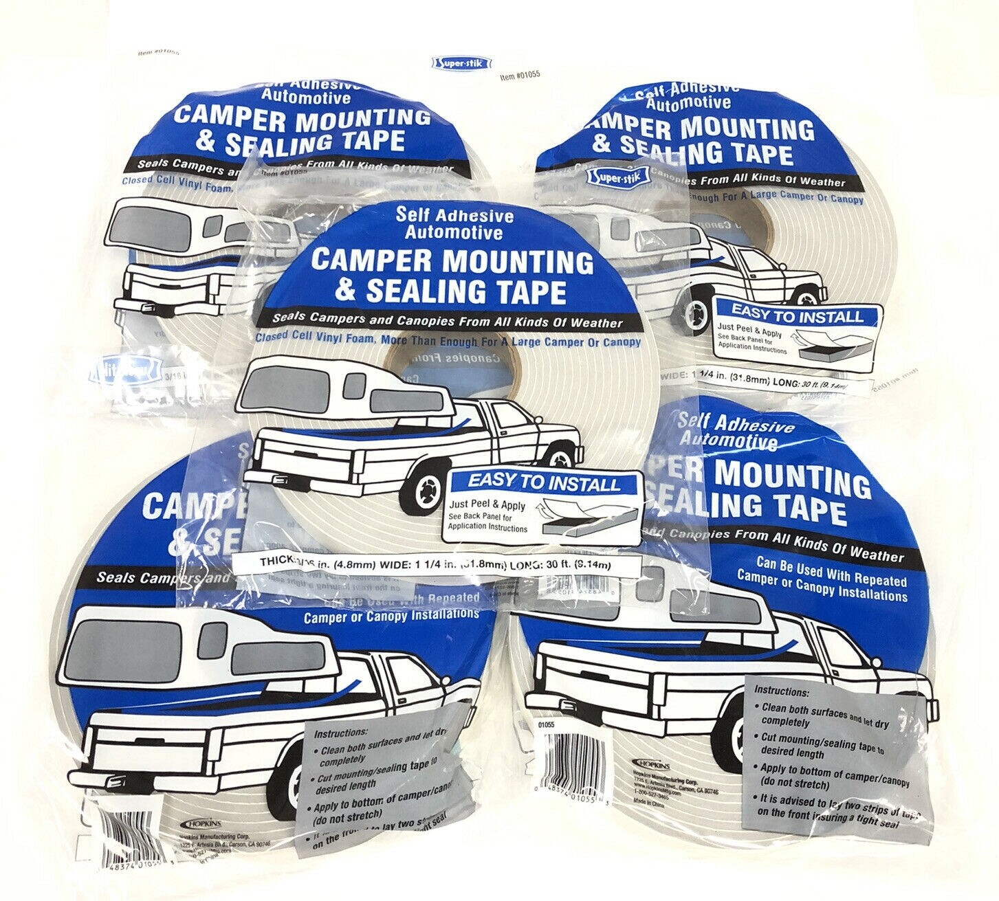 5-30 FT Rolls of Self Adhesive Automotive Camper Mounting & Sealing ...