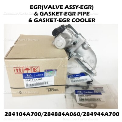 ⭐OEM⭐ EGR Valve Assy 284104A700 + 2 Gaskets for Hyundai H-1/Grand ...