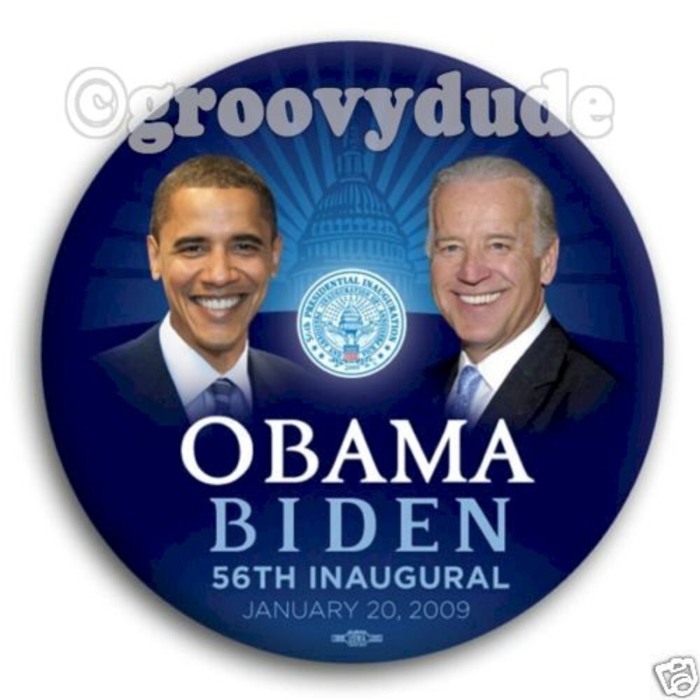 2009 President Barack Obama Biden Inauguration Pin 56th Inaugural ...