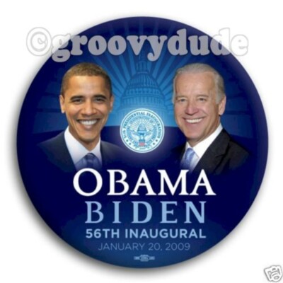 2009 Obama Biden 56th Inaugural Pinback Button President - Political ...