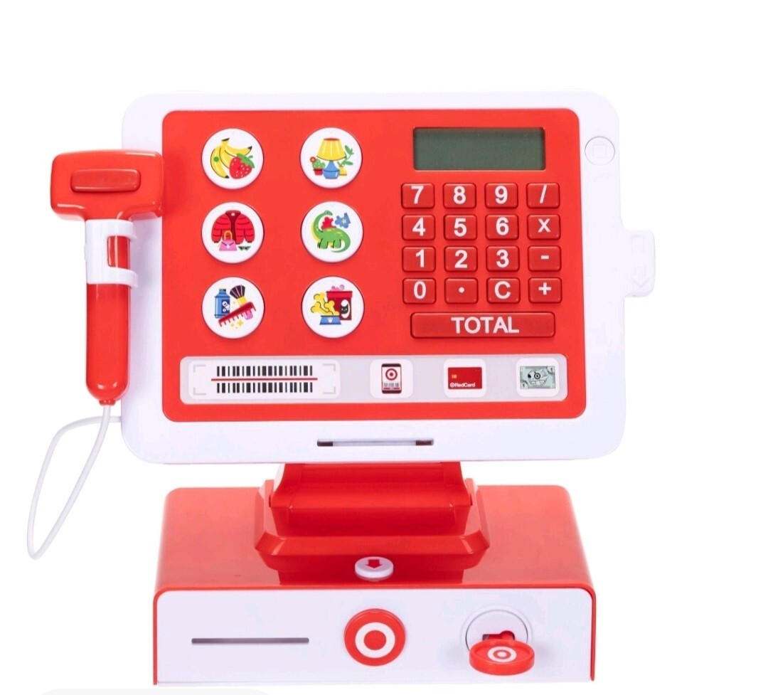 Target Store Cash Register Accessories Kids Pretend Toy Shopping Bag ...