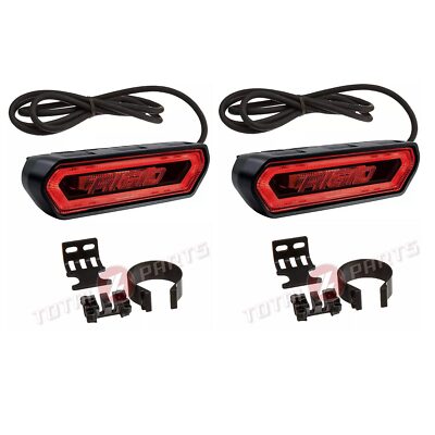 Rigid Industries® Rear LED Chase Tail Brake Lights Pair (Red) 90133 ...