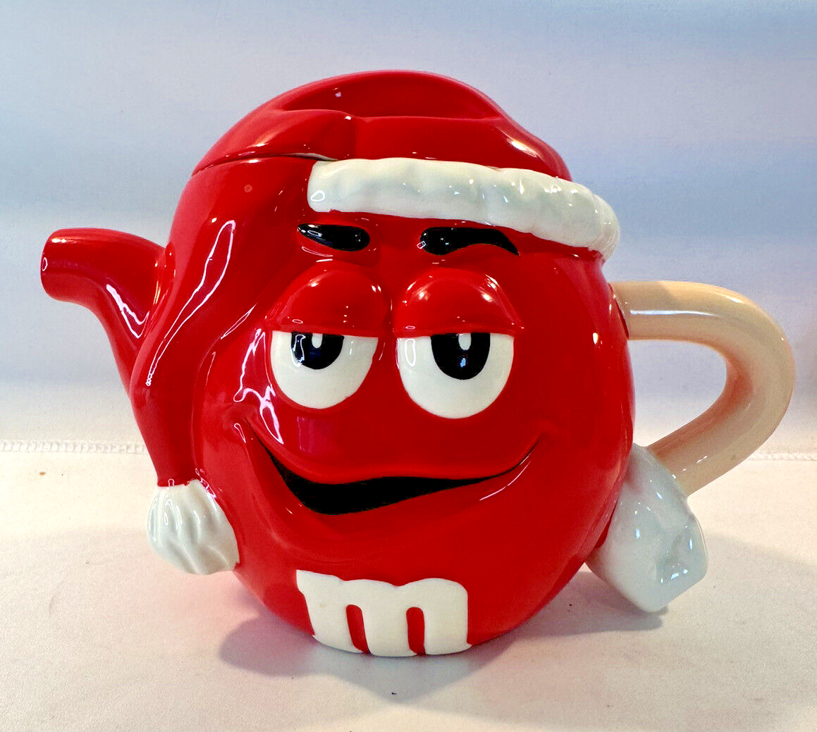 Vintage M&M Ceramic Santa Tea Pot 7.5 Inches Tall | eBay