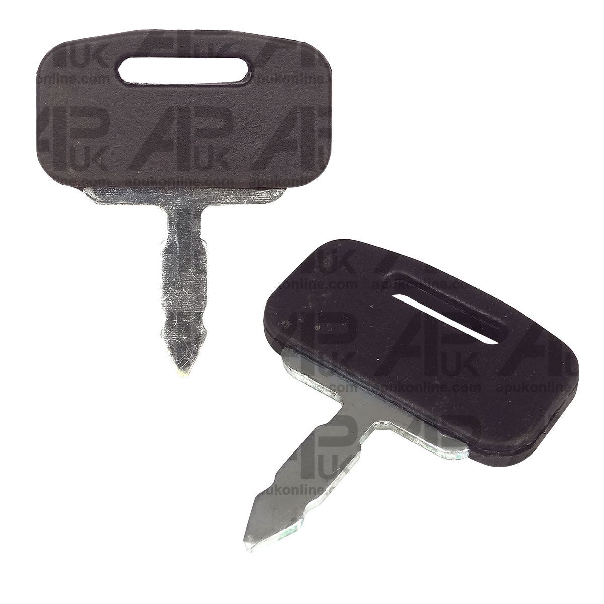 2x Lucas Ignition Key & Cover for Massey Ferguson Landini Nuffield ...