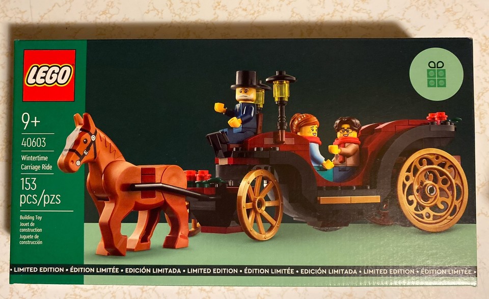 LEGO 40603 Wintertime Carriage Ride SET GWP SEALED EXCLUSIVE | eBay