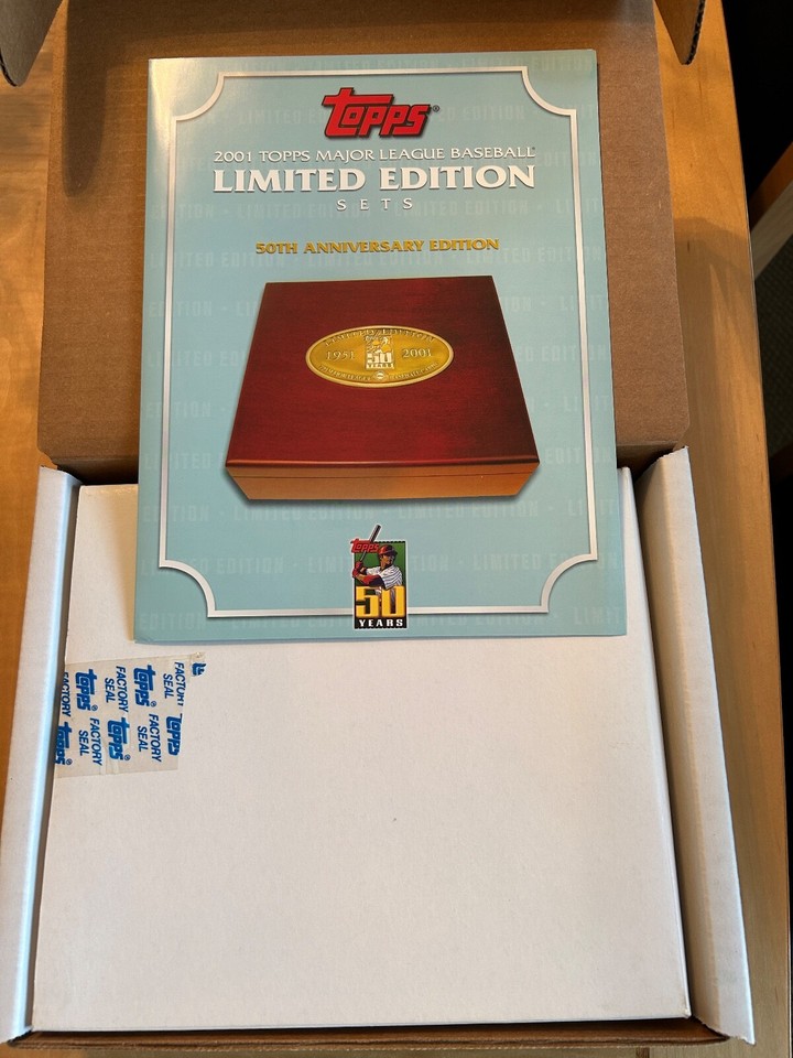 2001 TOPPS BASEBALL LIMITED EDITION TIFFANY FACTORY SEALED SET!! ICHIRO ...