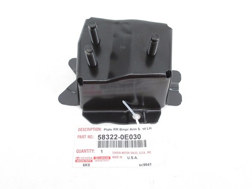 Genuine OEM Toyota 58322-0E030 Driver Rear Bumper Bracket 2014-19 ...