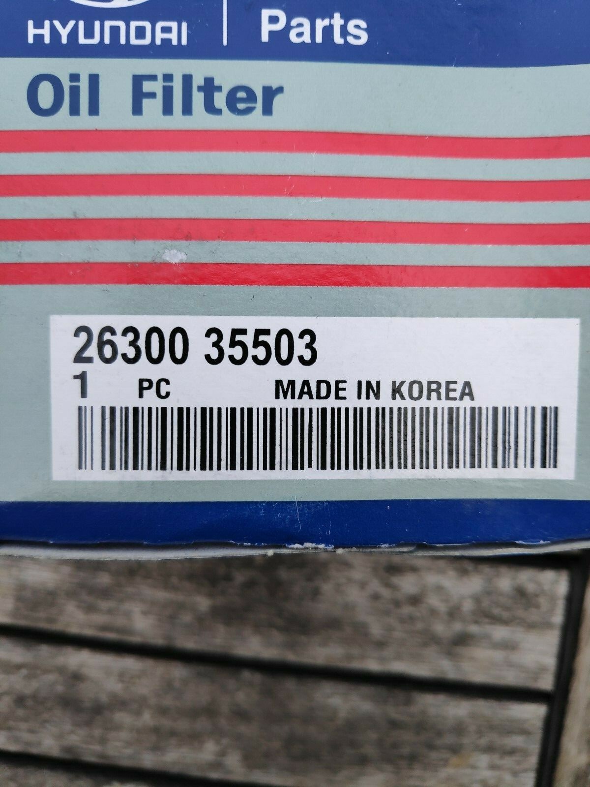 ORIGINAL Hyundai ÖLFILTER OEM 26300 02501 | eBay.de