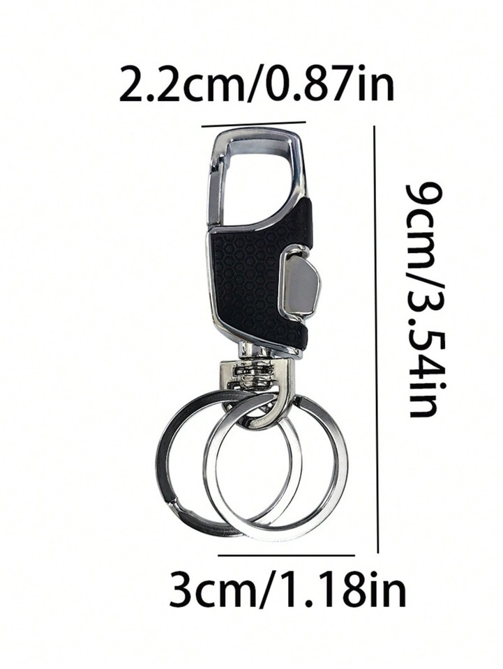 Stainless Steel Keychain Buckle for Men Carabiner Hook Outdoor Climbing ...