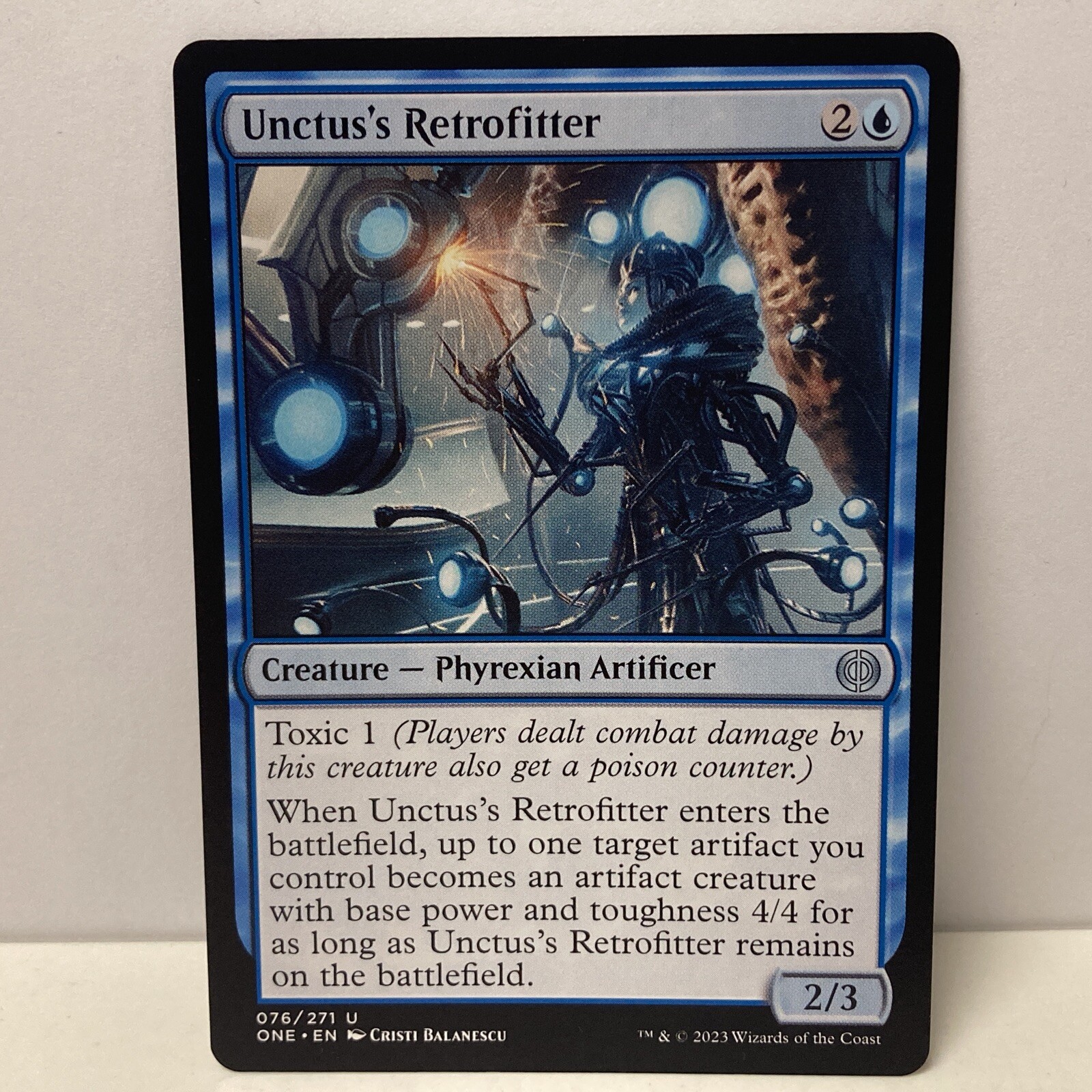 Unctus’s Retrofitter (076) Phyrexia All Will Be One MTG Magic The ...