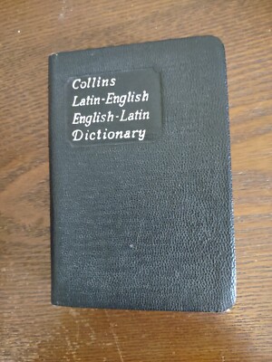 Vtg COLLINS Latin-English English-Latin Dictionary ~ D.A. Kidd ~ 1960 ...