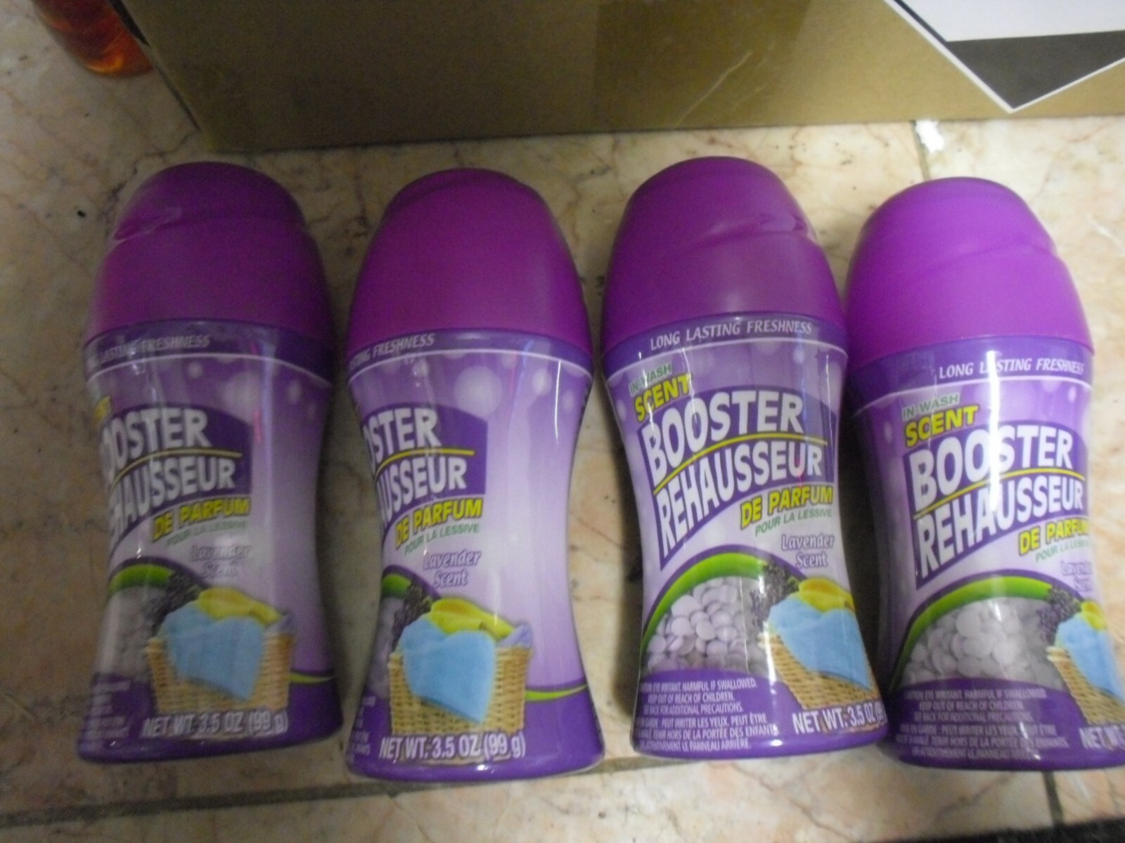 4 X 3.5 oz Long Lasting Freshne In-Wash Scent Lavender Scented Laundry ...