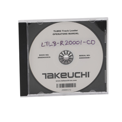 Takeuchi Operators Manual Tl8R2 Ar6En005 Sn 408000006-Cd LTL8-R20001-CD ...