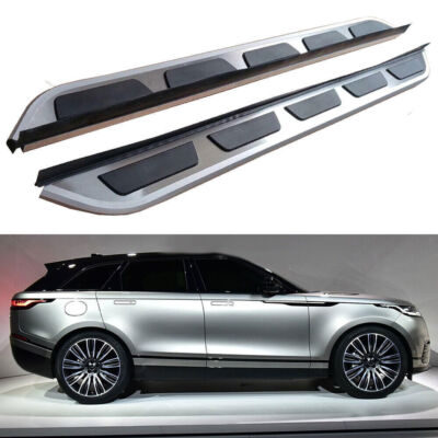2Pcs Running Board Side Steps Pedal Nerf Bar Fits for Land Rover Velar ...