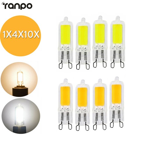 Mini G9 Led Cob Bulb 220V 110V Cob 3W 5W Glass Body Home Chandelier Ac ...