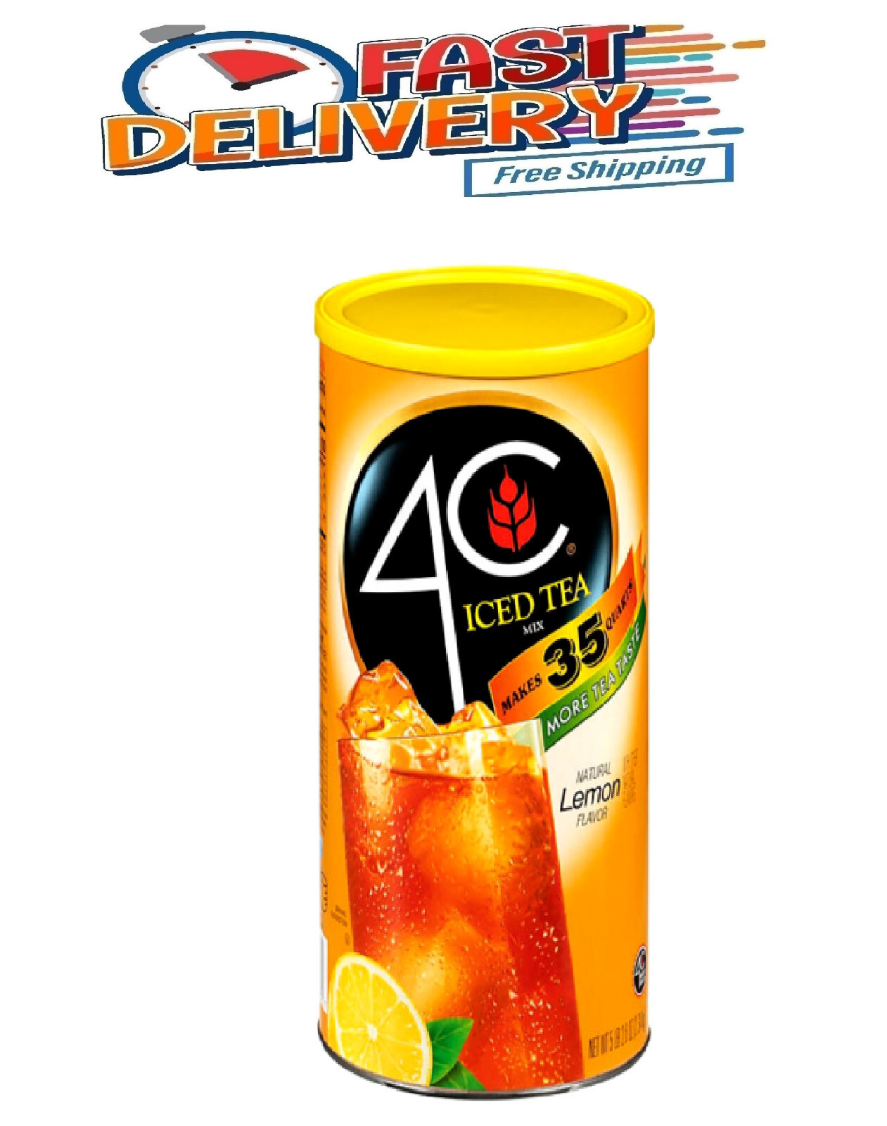 4C Iced Tea Mix Lemon 5.59 lb Tub Delivered in 1-4 Business Days 91785 ...
