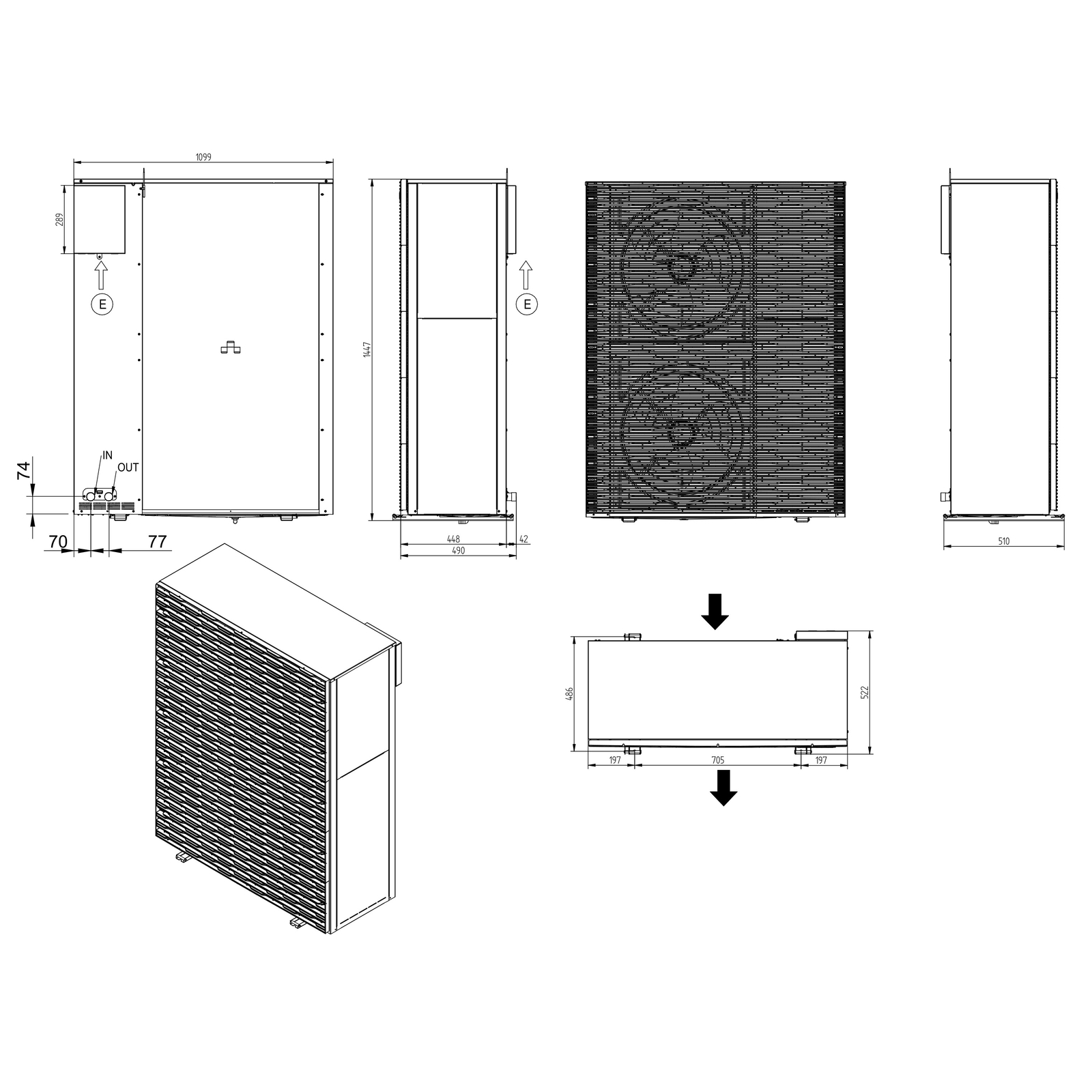 12 kW Inverter-Wärmepumpe MAXA i-290 0112 Heizung R290 Lagerverkauf | eBay