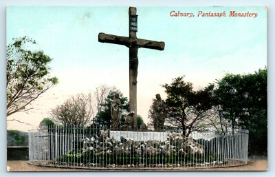 POSTCARD CALVARY PANTASAPH MONASTERY 1909 FLINTSHIRE FLINT | eBay UK