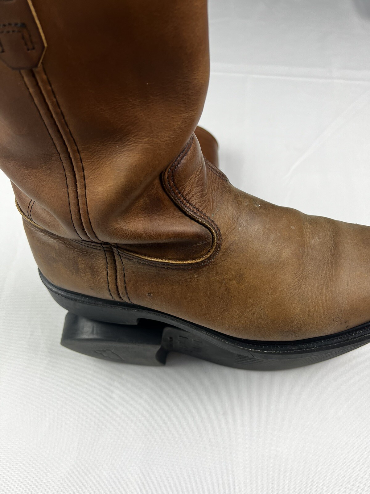 Red Wing 1105 Pecos Size 11EE Mens Brown Leather Work… - Gem